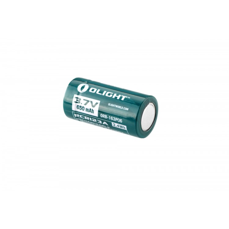Acumulator RCR123A / 16340 650mAh 3.7V | Lanterne Olight Romania