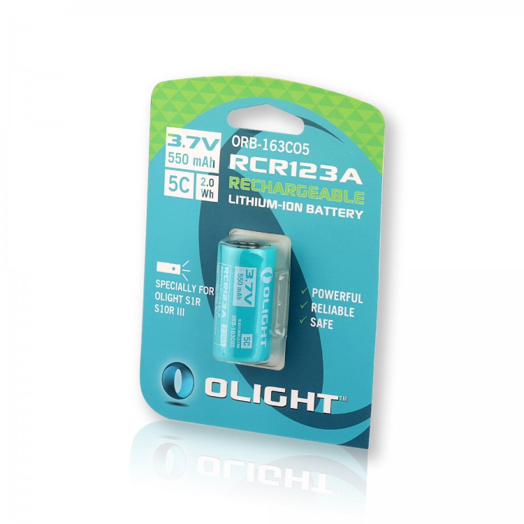 Acumulator Olight RCR123A 550mAh 5C IMR | Lanterne Olight Romania